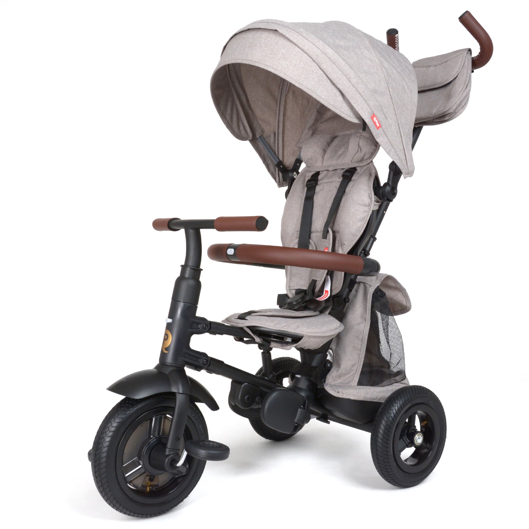 Glacier Gray Premium Folding Trike with Leather Accents- Smart Trike ...